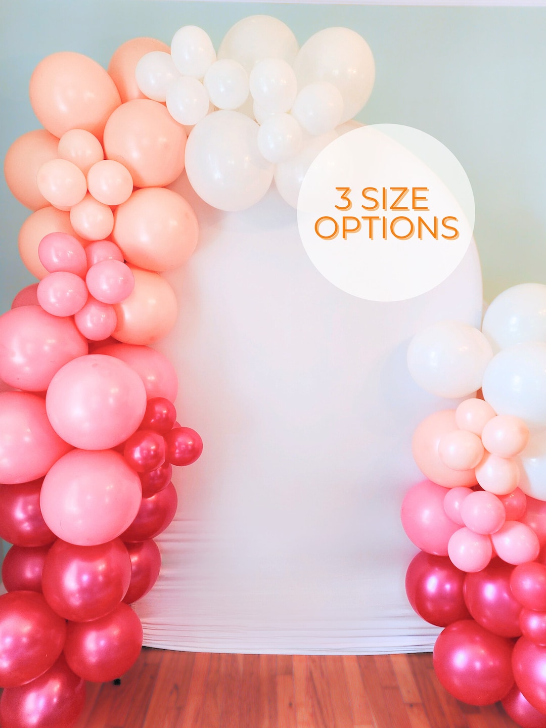 Boho Birthday Party Balloon Arch for Girl Birthday Party Pink Gradient ...