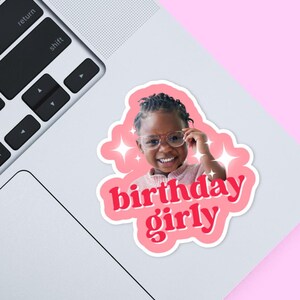 Custom Face Sticker for Kid Birthday Decor Sticker for Kid Birthday ...