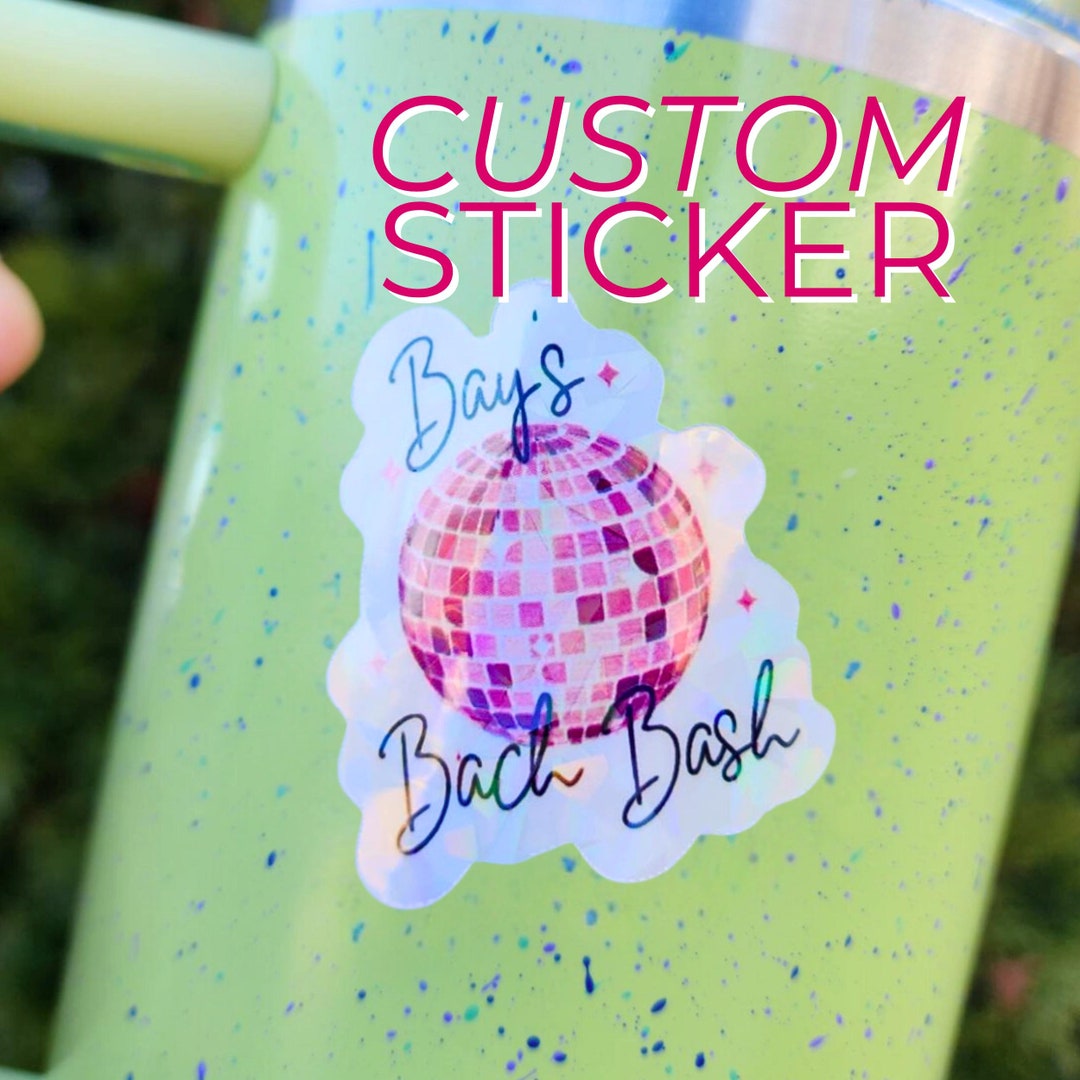 Custom Sticker for Bachelorette Party Favor Personalized Bachelorette ...