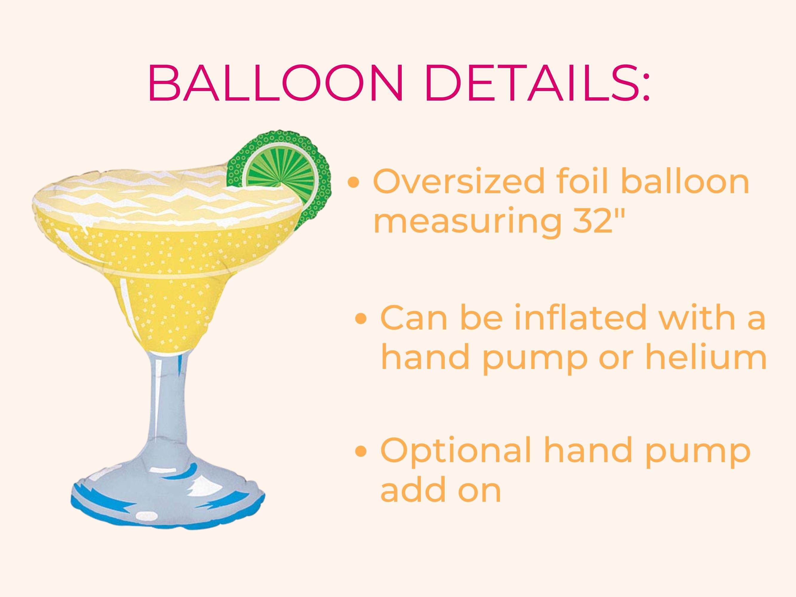 Oversized Margarita Balloon for Bachelorette Party Final Fiesta Decor ...