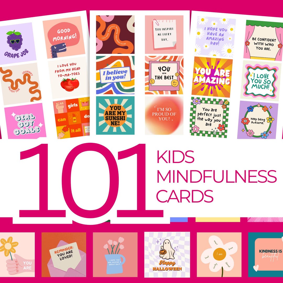 Positive Affirmation Cards for Kids Printable Encouragement Cards ...