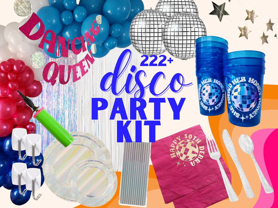 Disco Party Kit for Teen Birthday Party Disco Ball Party Supplies for ...