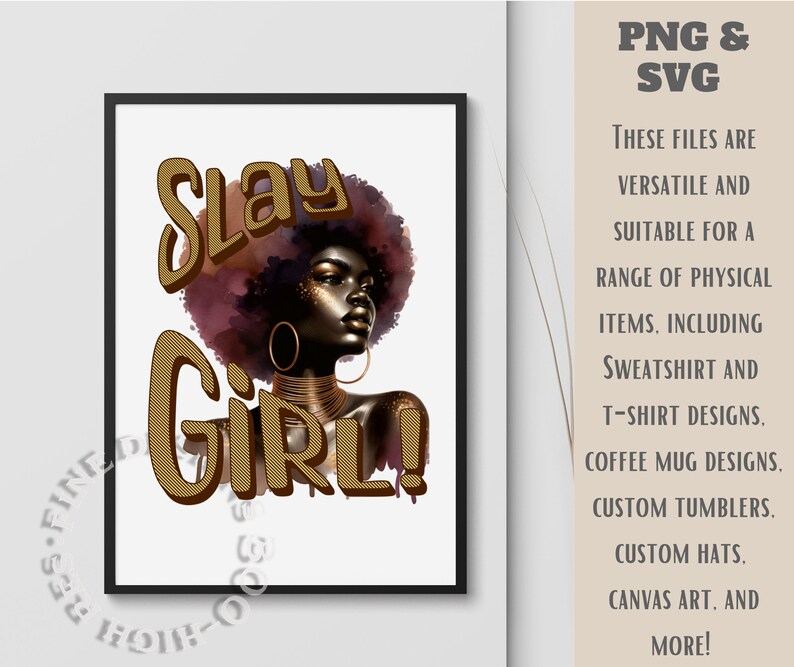 Afro Png, African American Woman PNG, Black Woman SVG, Black Girl PNG ...