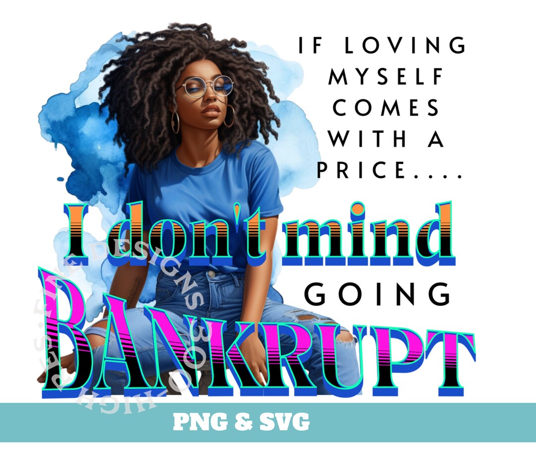 Black Woman Afrocentric SVG PNG: Affirmation Design (digital Download ...