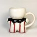 Cute Clown Mug - Handmade Ceramic Coffee Mug, Kawaii Tea Cup, Unique ...