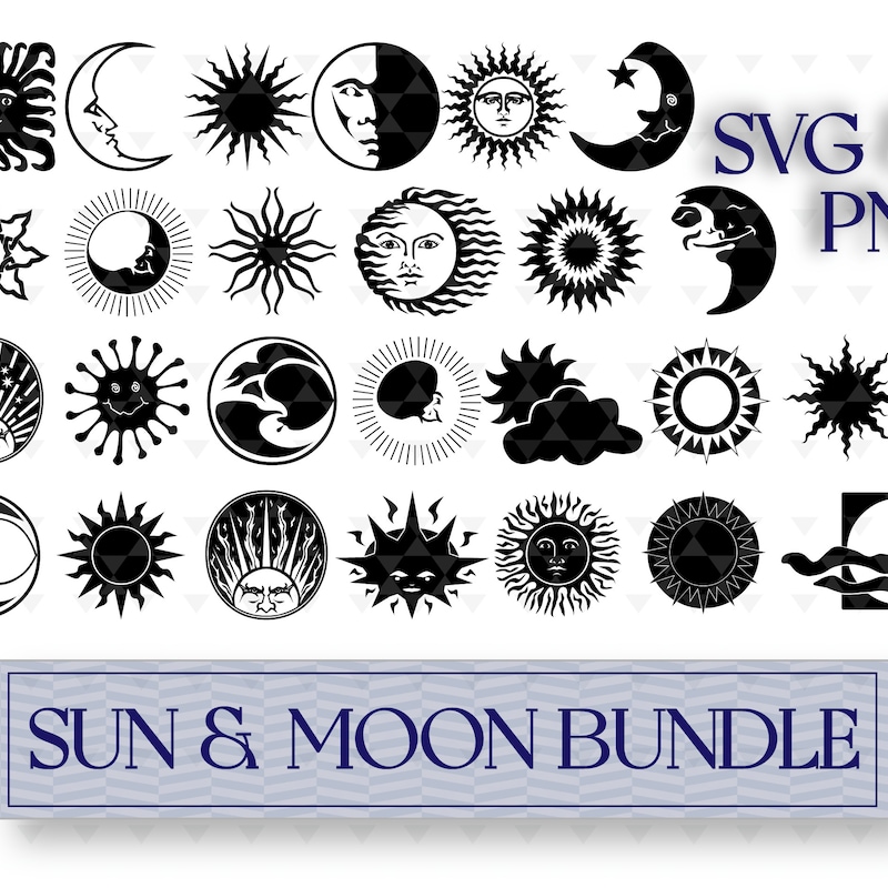 Man in the Moon Svg - Etsy