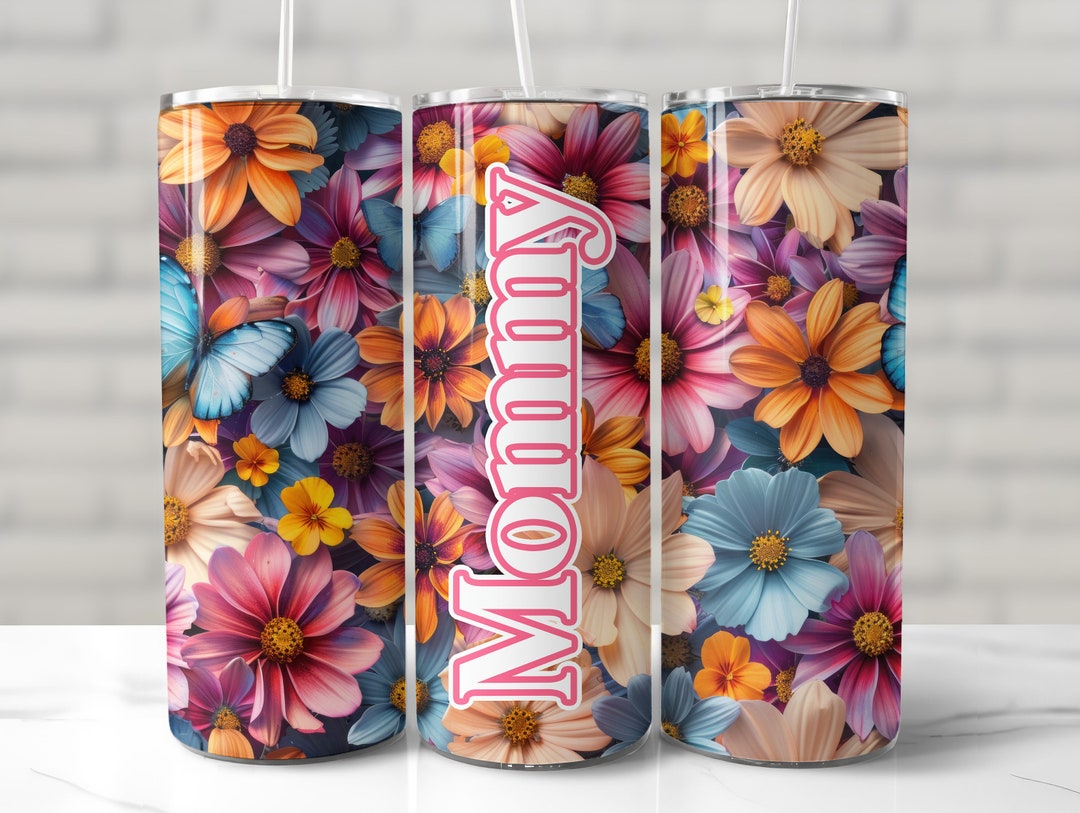 Mommy Tumbler Wrap, Mommy Tumbler, Mommy Tumbler SVG, Mommy Cup Wrap ...