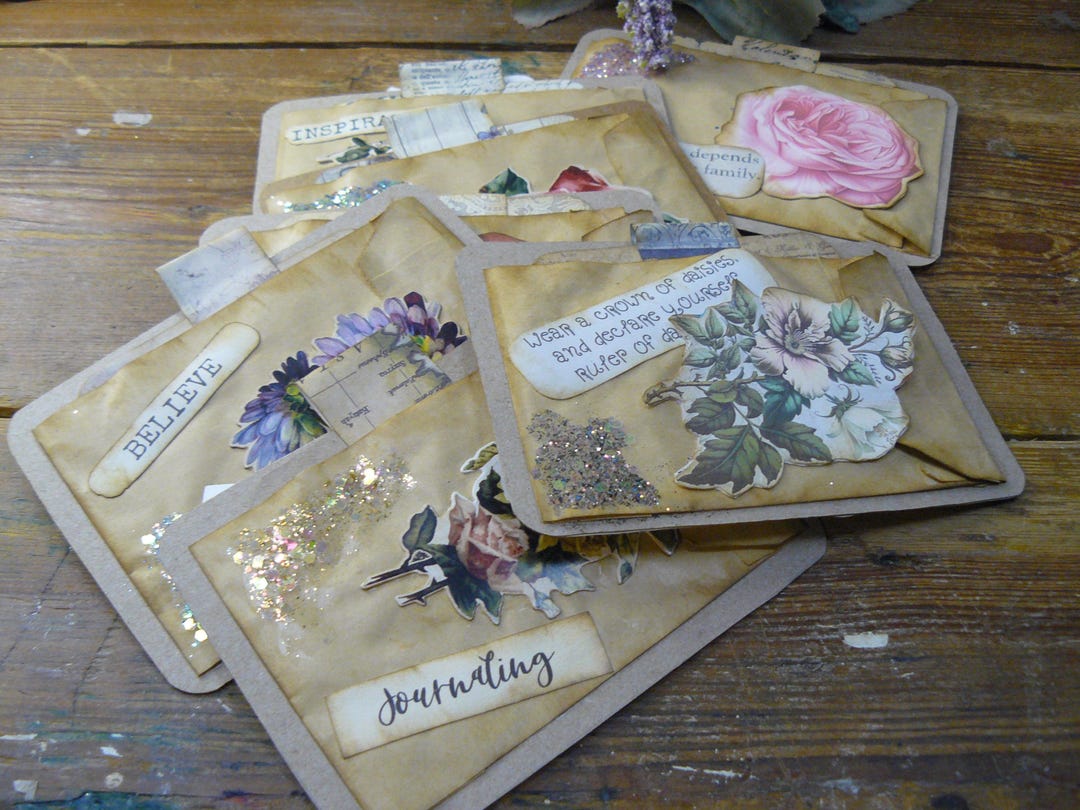 Journal Ephemera, Journal Card Ephemera Holder With Craft Envelope on ...