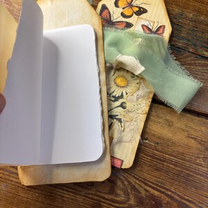 Journal Tags With Small Notepad, App 3 1/2 X 8" Decorated Tag With Cute ...