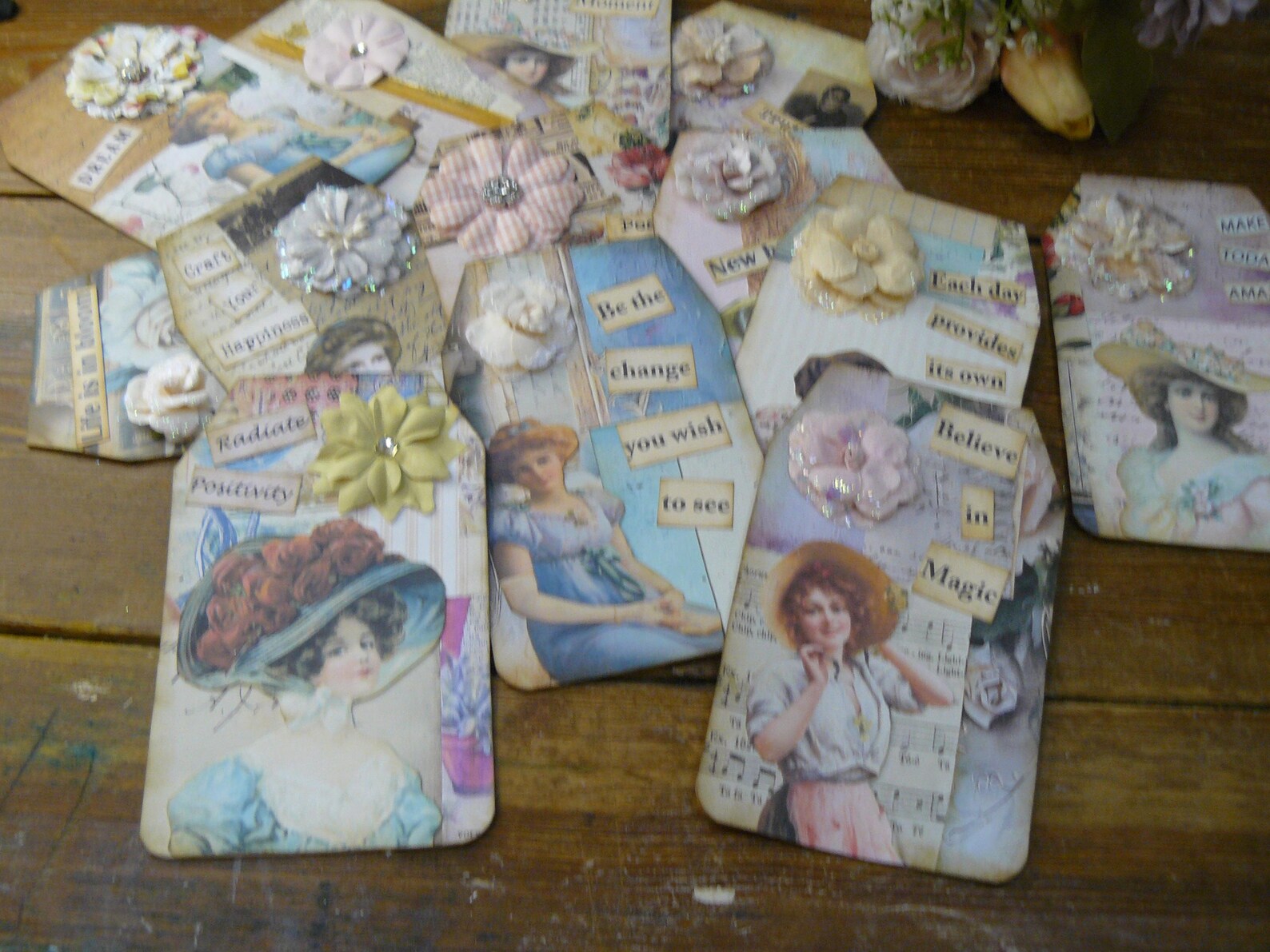 3 Tags With Writing Space on Back Approximately 3 1/2 X 6", Photo ...