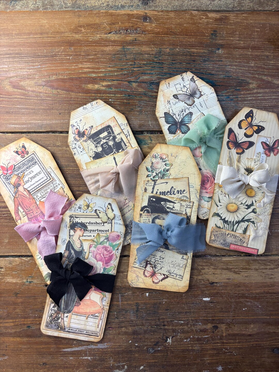 Journal Tags With Small Notepad, App 3 1/2 X 8" Decorated Tag With Cute ...