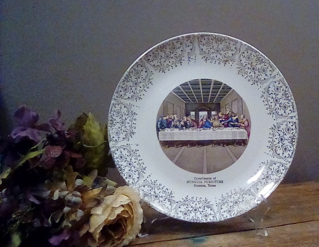 Vintage Advertising Plate With the Last Supper. 10 1/2" Plate From ...