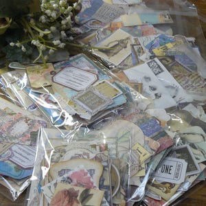Bags of Ephemera 6 X 8 Self-sealing Cellophane Bags Full of Ephemera ...