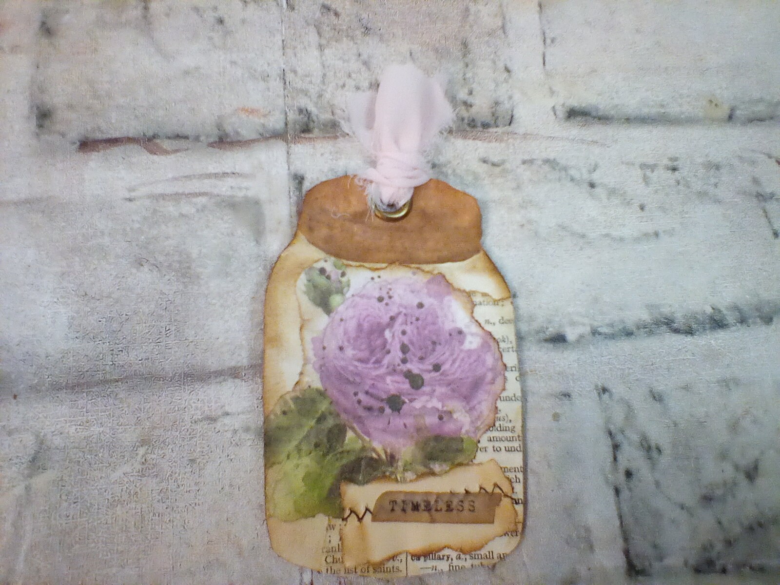 Junk Journal Ephemera, 5 Little Canning Jars Decorated With Flowers and Other Embellishments ...