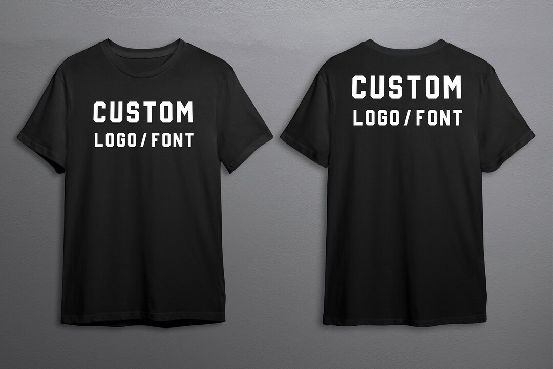 Custom T-shirt Vinyl Logo Text - Etsy
