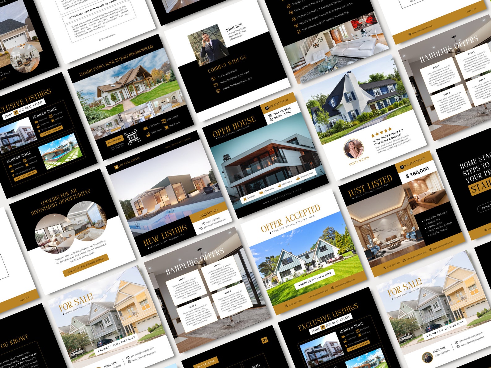 Real Estate Marketing Templates, Real Estate Social Media Templates ...