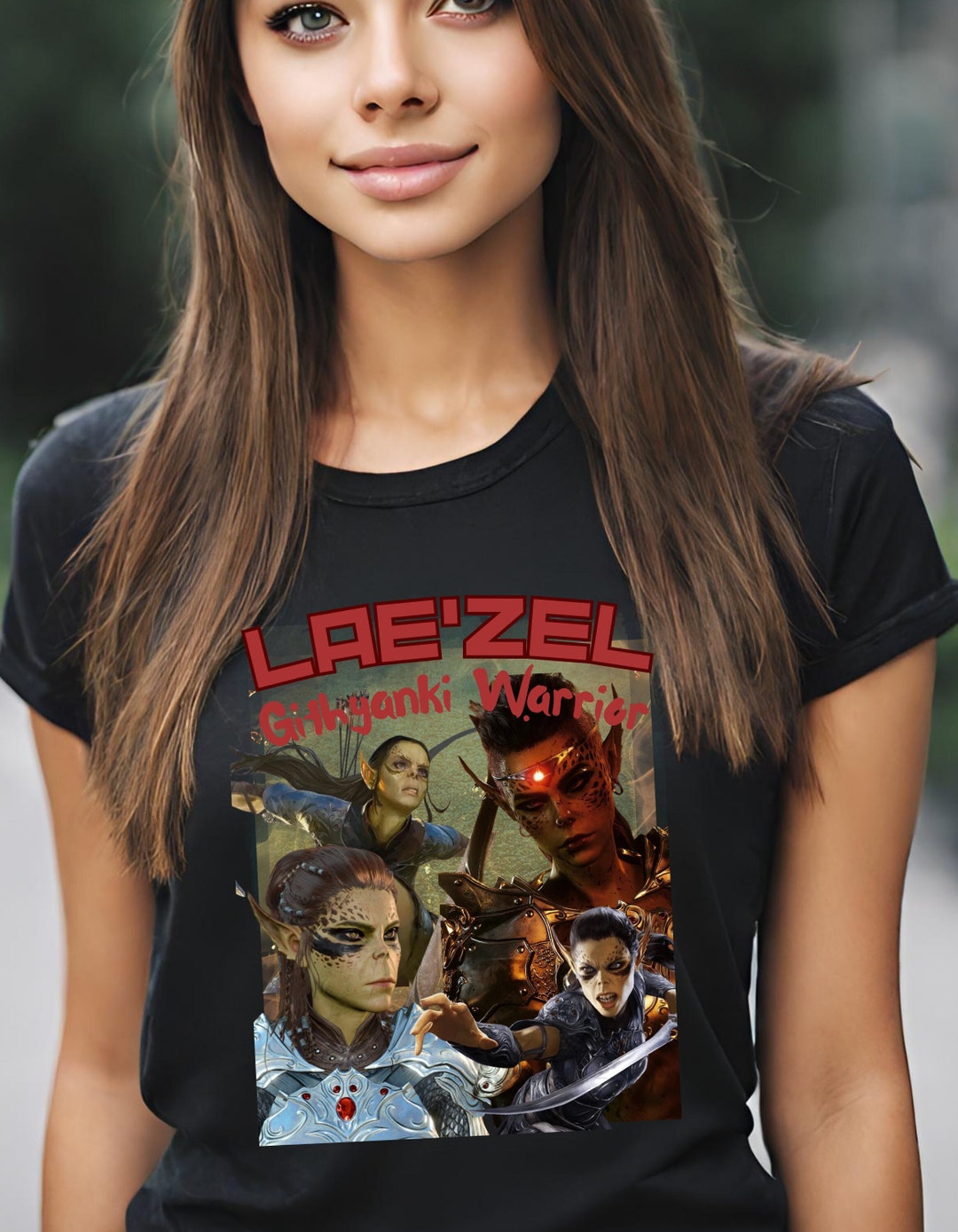 Classic Laezel the Githyanki Warrior Tshirt, Baldur's Gate 3 Tee, GOTY ...