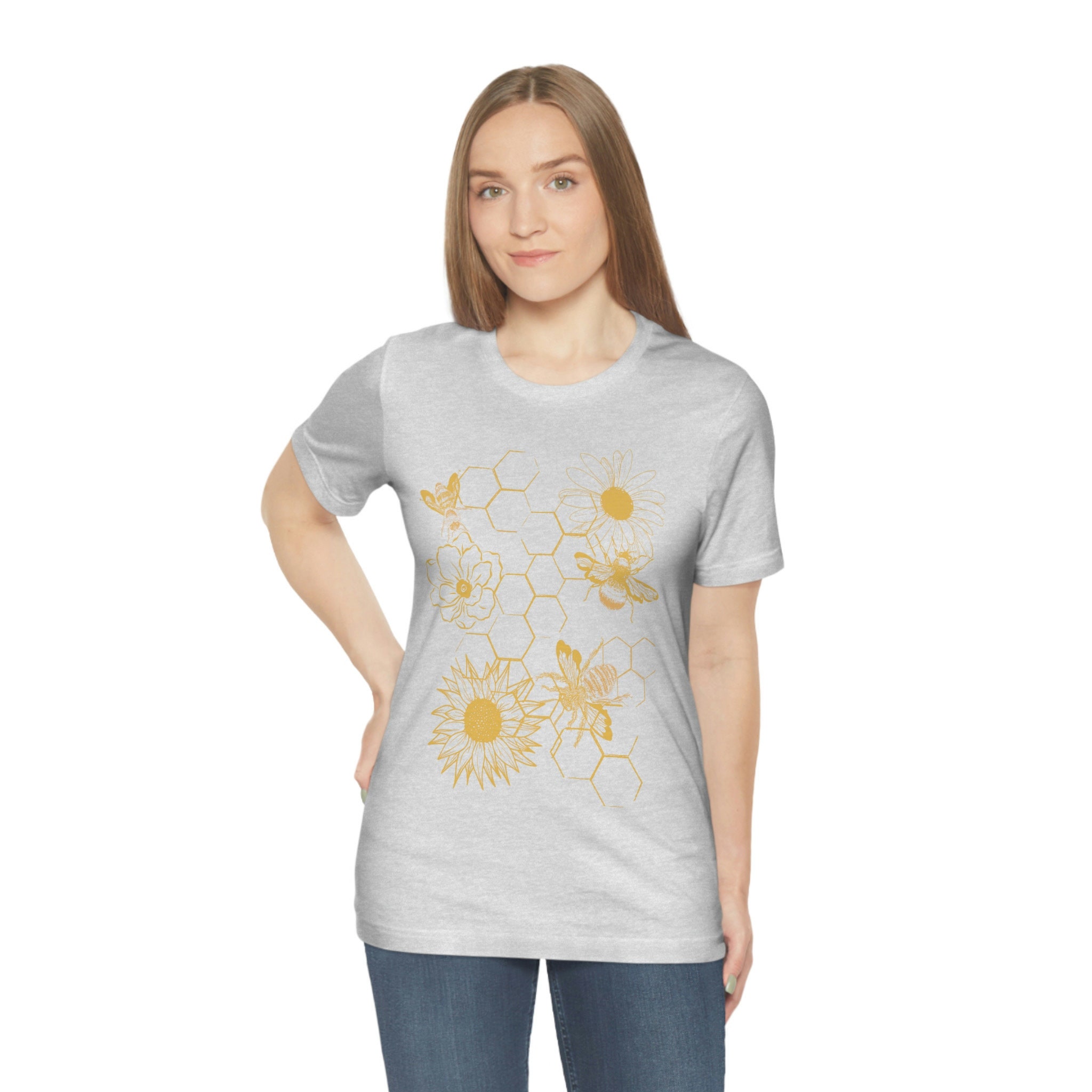 Honeycomb Shirt, Beehive Tshirt, Honeybee Shirt, Bee Apparel, Bees ...