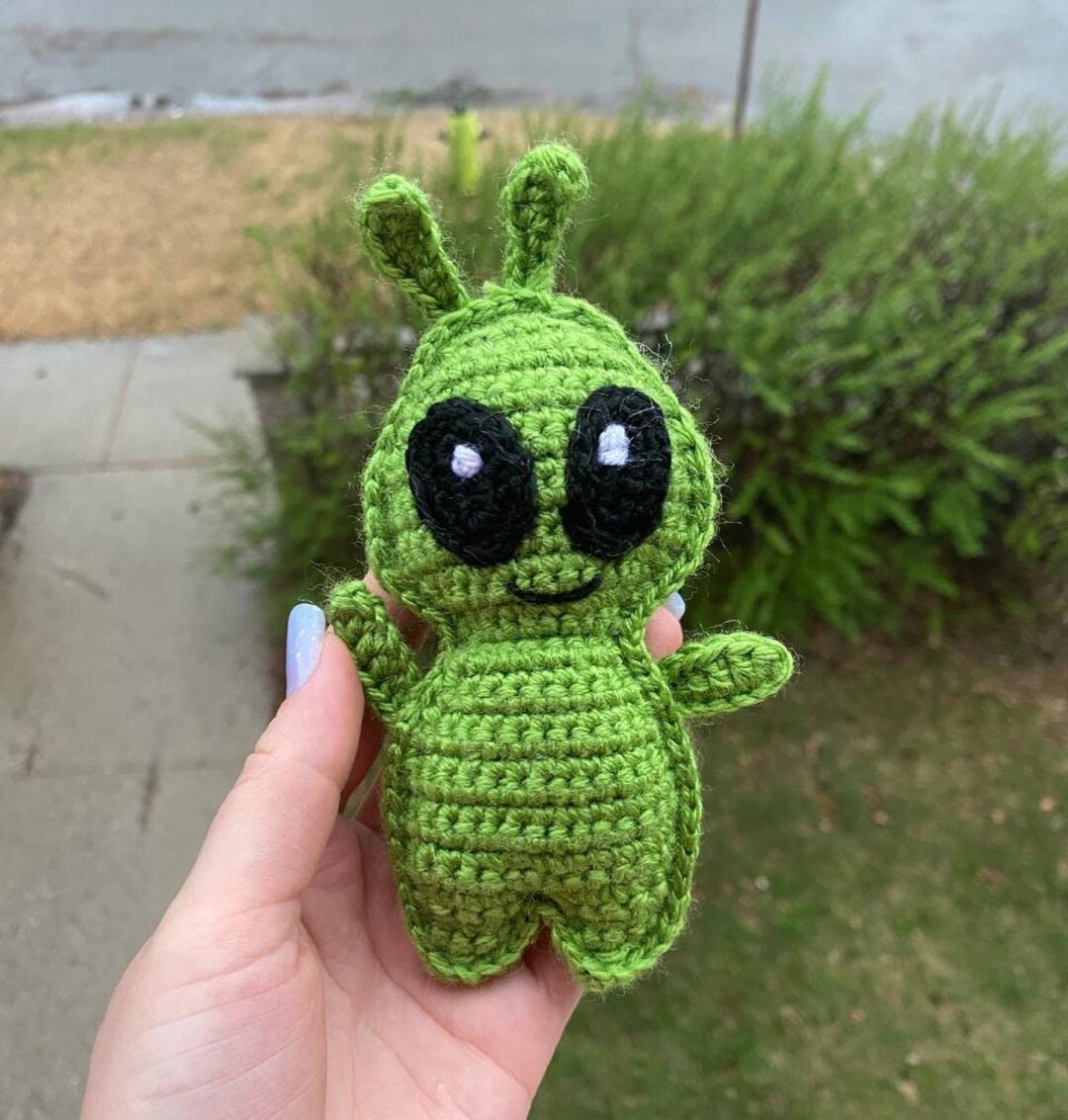 Alien Crochet Pattern PDF English Ragdoll Ornament - Etsy