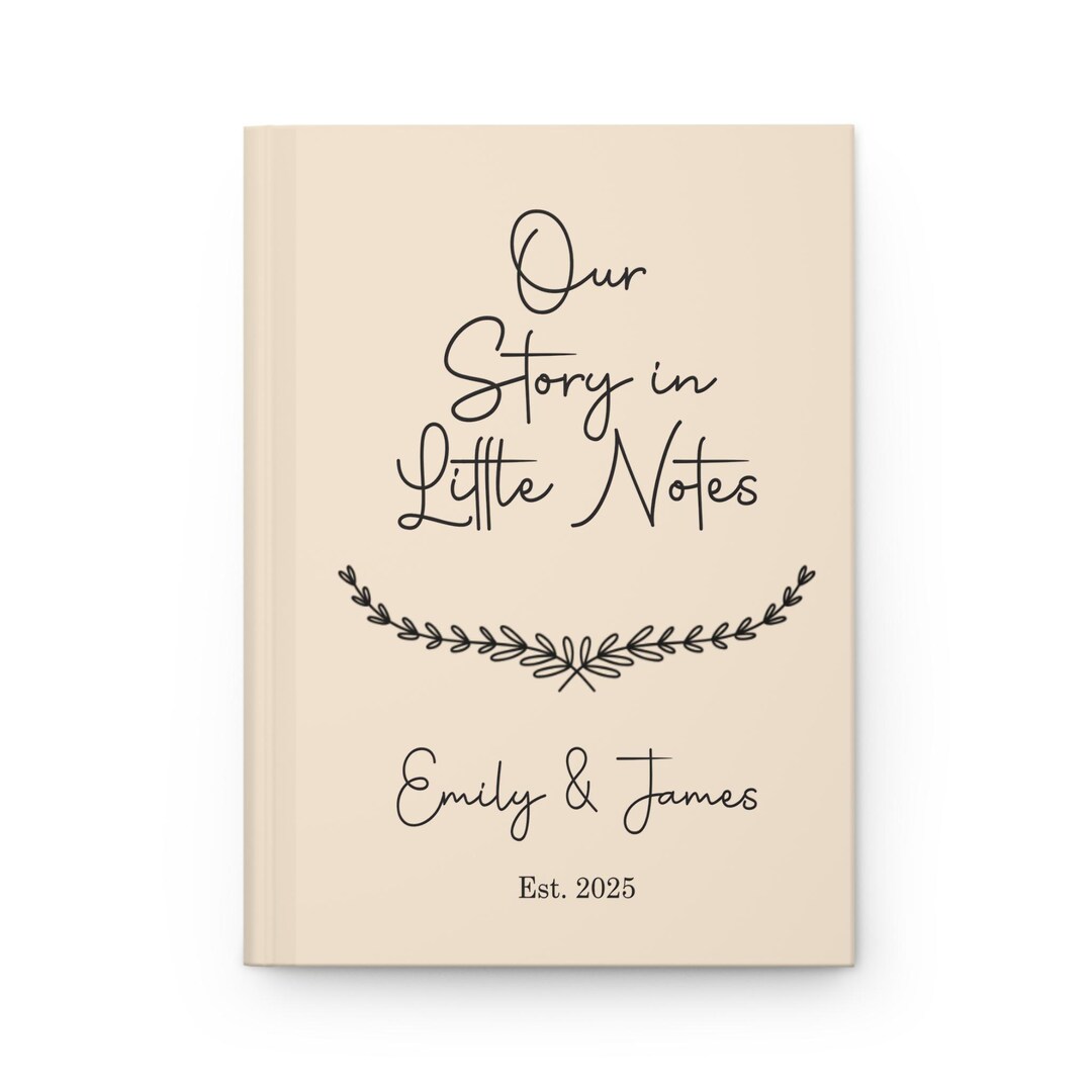 Custom Couple Journal | Personalized Wedding Gift for Husband | Custom ...