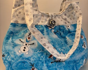 Hand Painted Cross Body Bag, Frozen Gift, Olaf Gift, Olaf Purse, Custom ...
