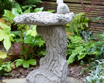 Hand Cast Stone Art Deco Bird Bath Best Quality Highly Detailed Garden ...