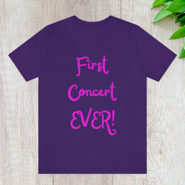 First Pink Concert Shirt - Etsy