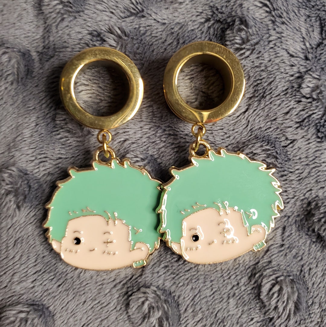 Pirate Anime Style 2 Gauges, Gold - Etsy