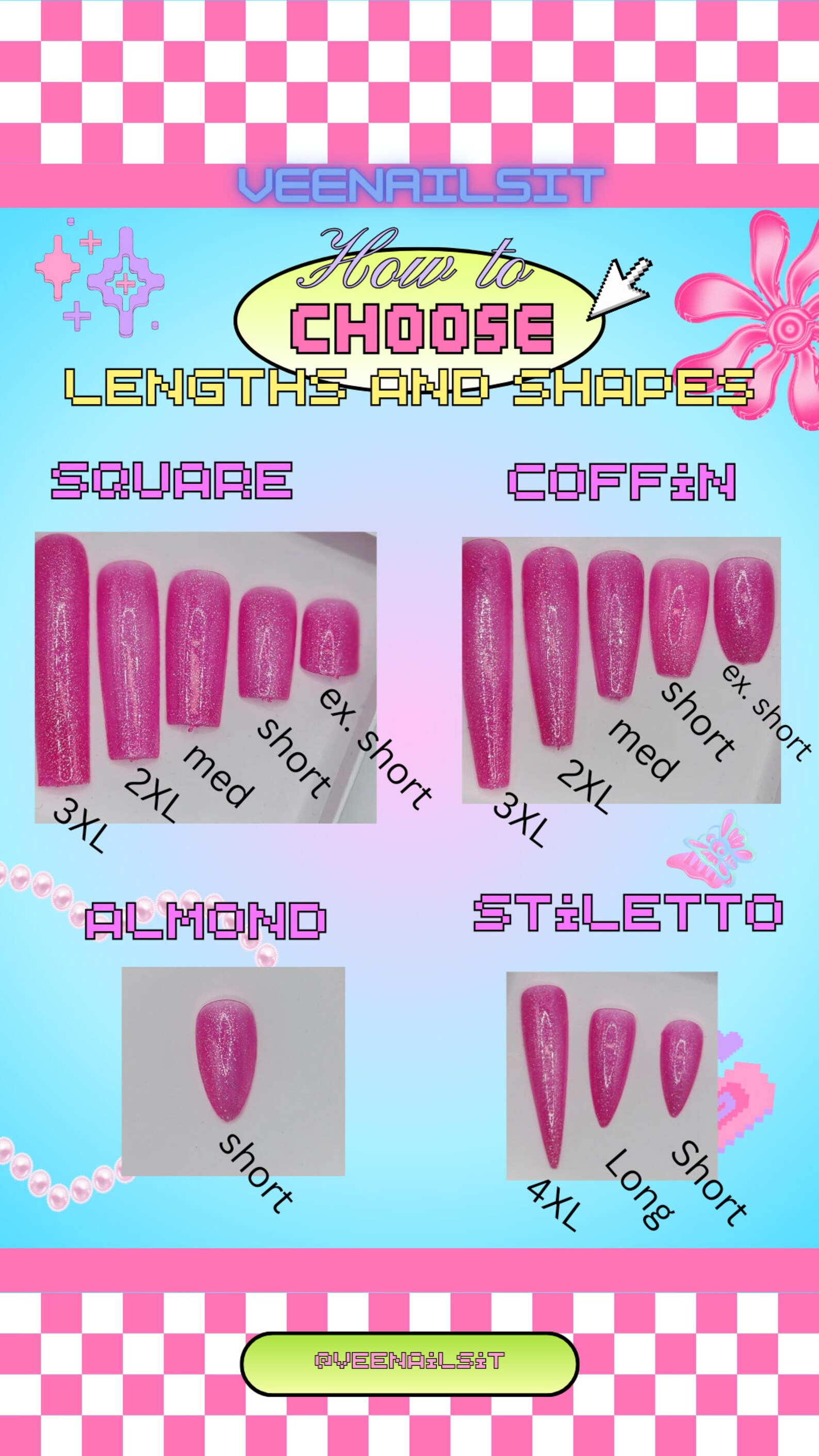 Chrome Dome Crazy Luxury Press on Nails, Cute Nails, Reusable. Bright ...