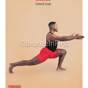 DIGITAL : Forward Lunge ( Front and Side View) Poster - Etsy
