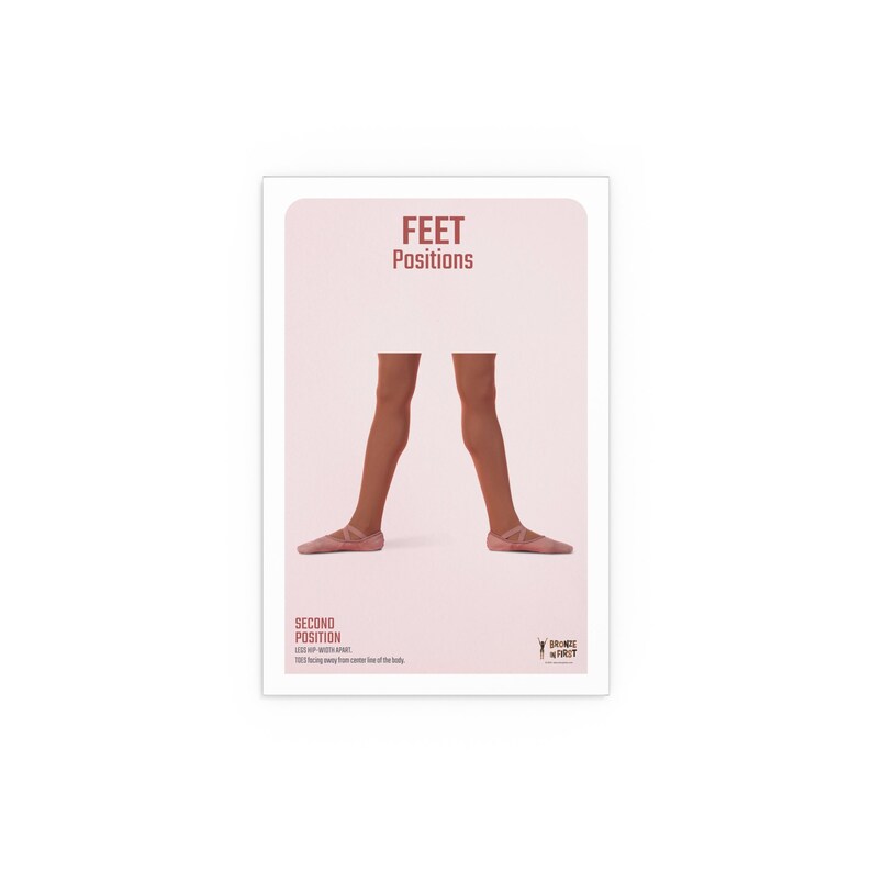Second Position of the Feet- Poster - Etsy