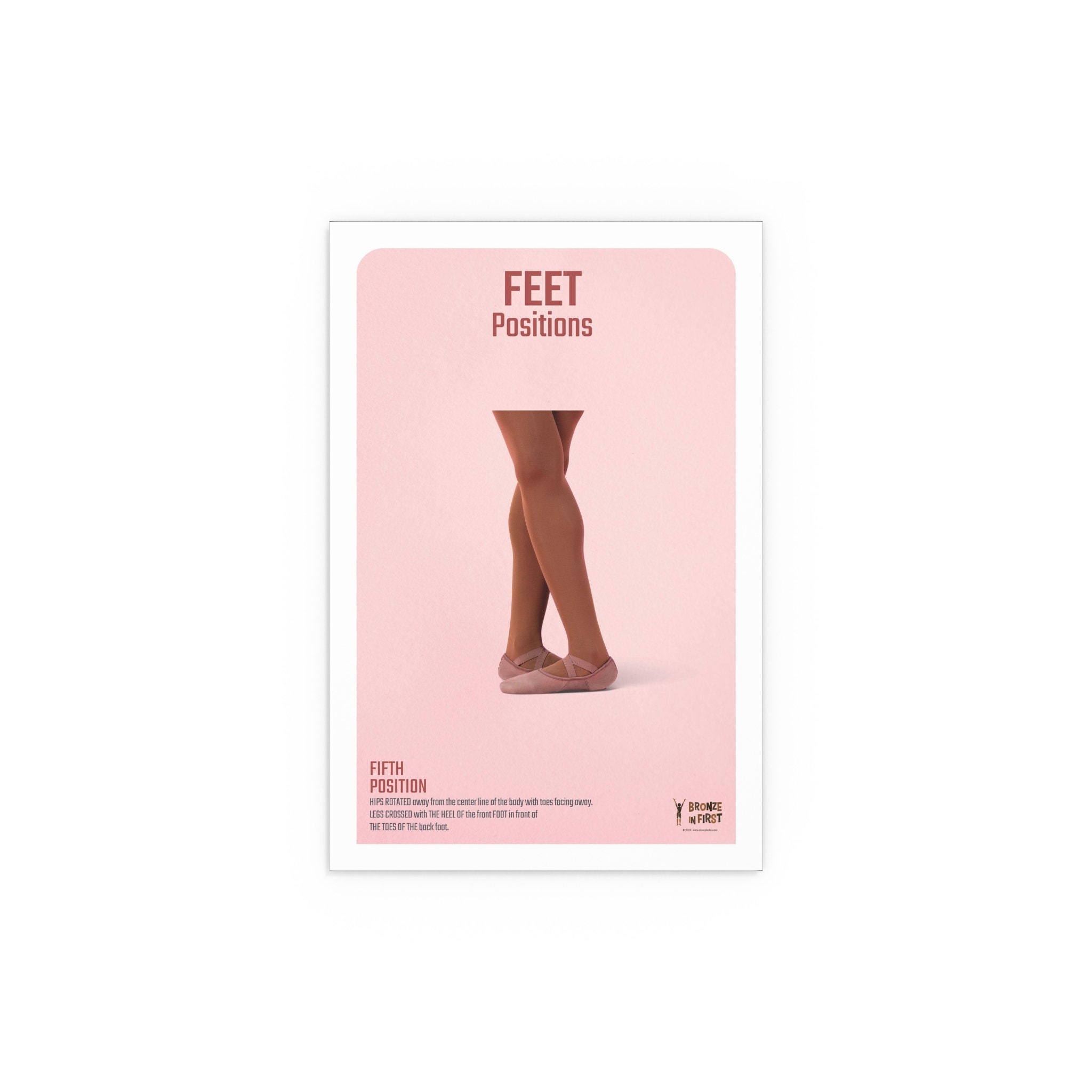 Fifth Position of the Feet - Poster - Etsy