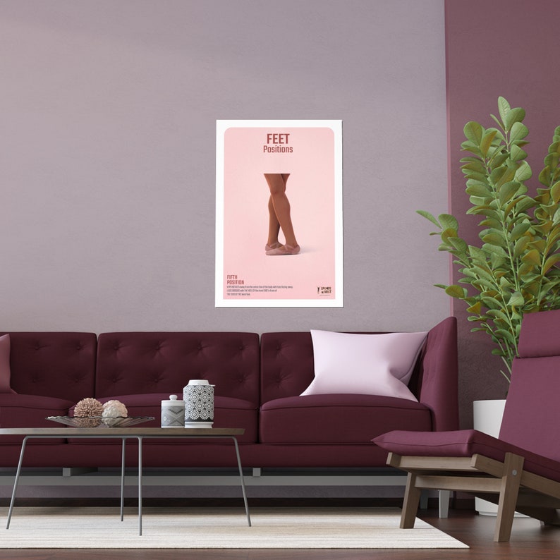 Fifth Position of the Feet - Poster - Etsy