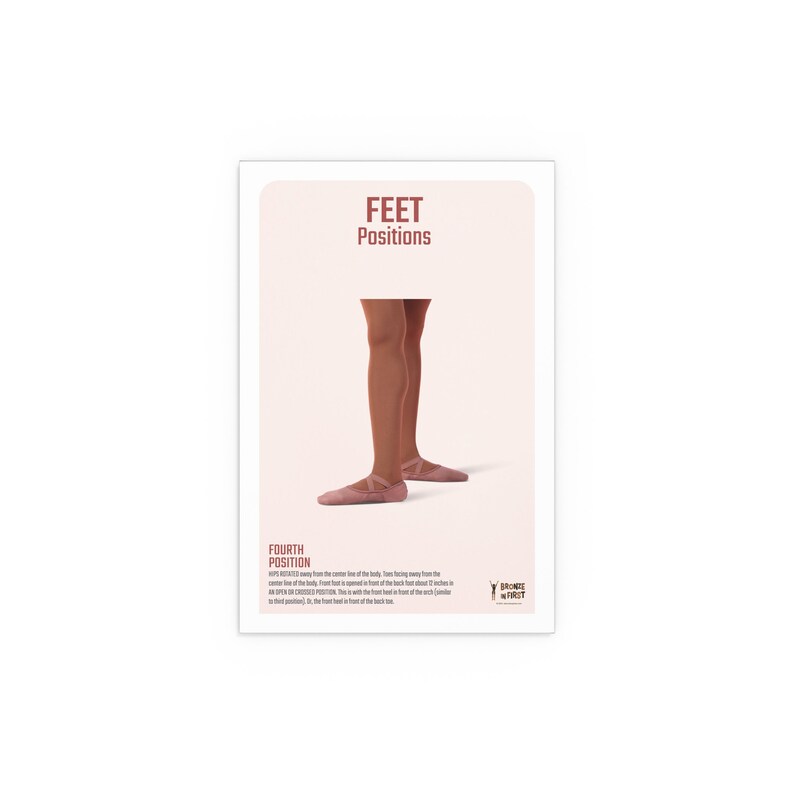 Fourth Position of the Feet - Poster - Etsy