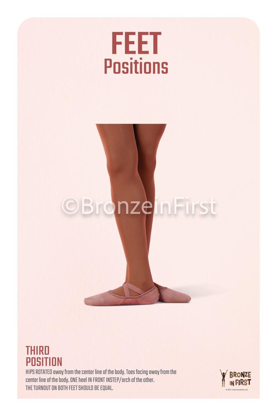 DIGITAL : Third Position Feet - Etsy