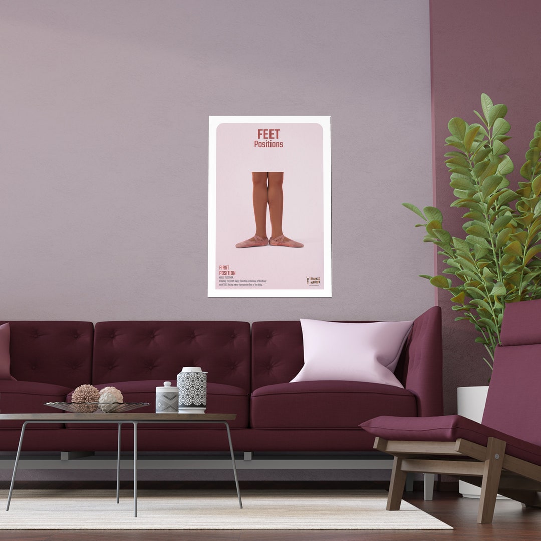 First Position of the Feet - Poster - Etsy