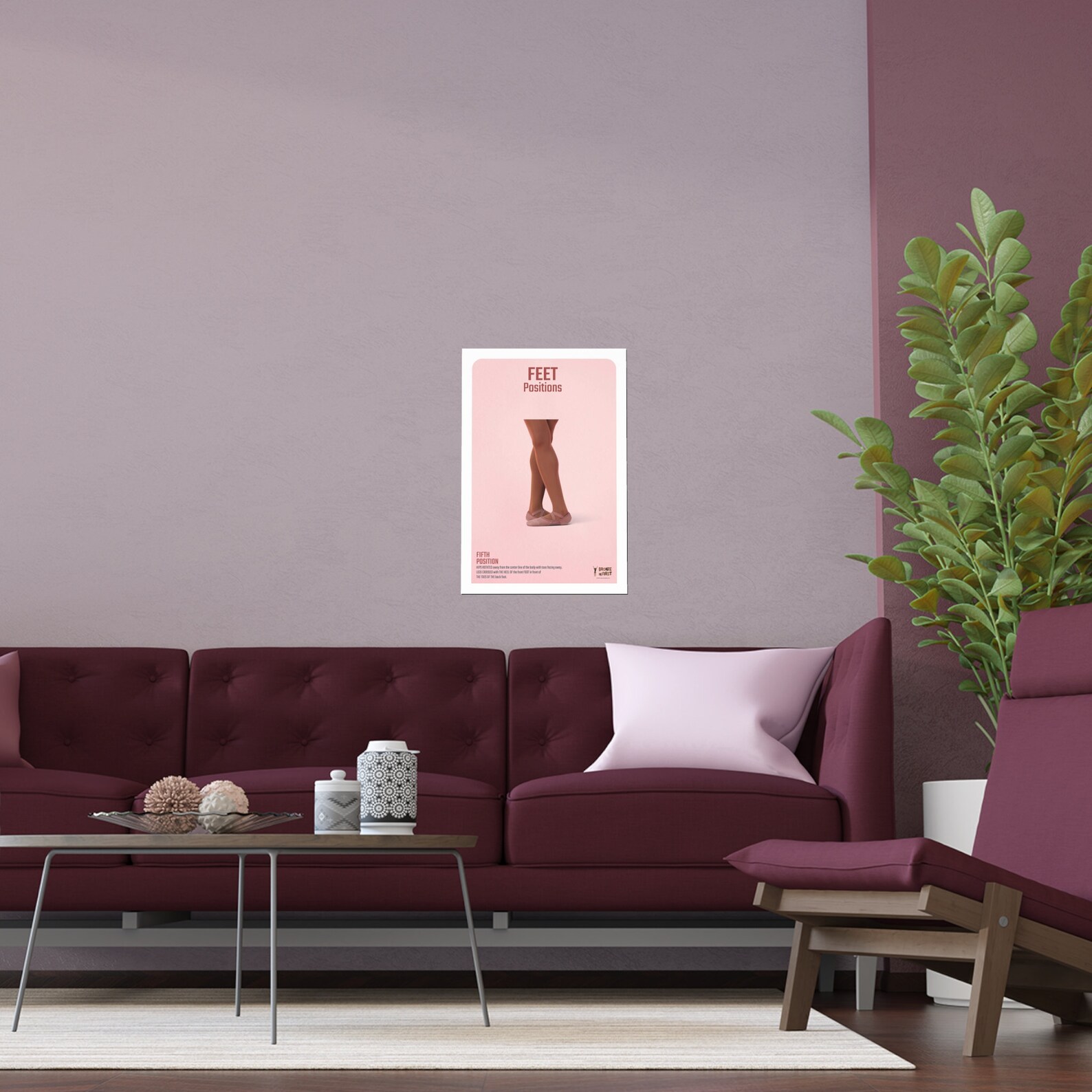 Fifth Position of the Feet - Poster - Etsy
