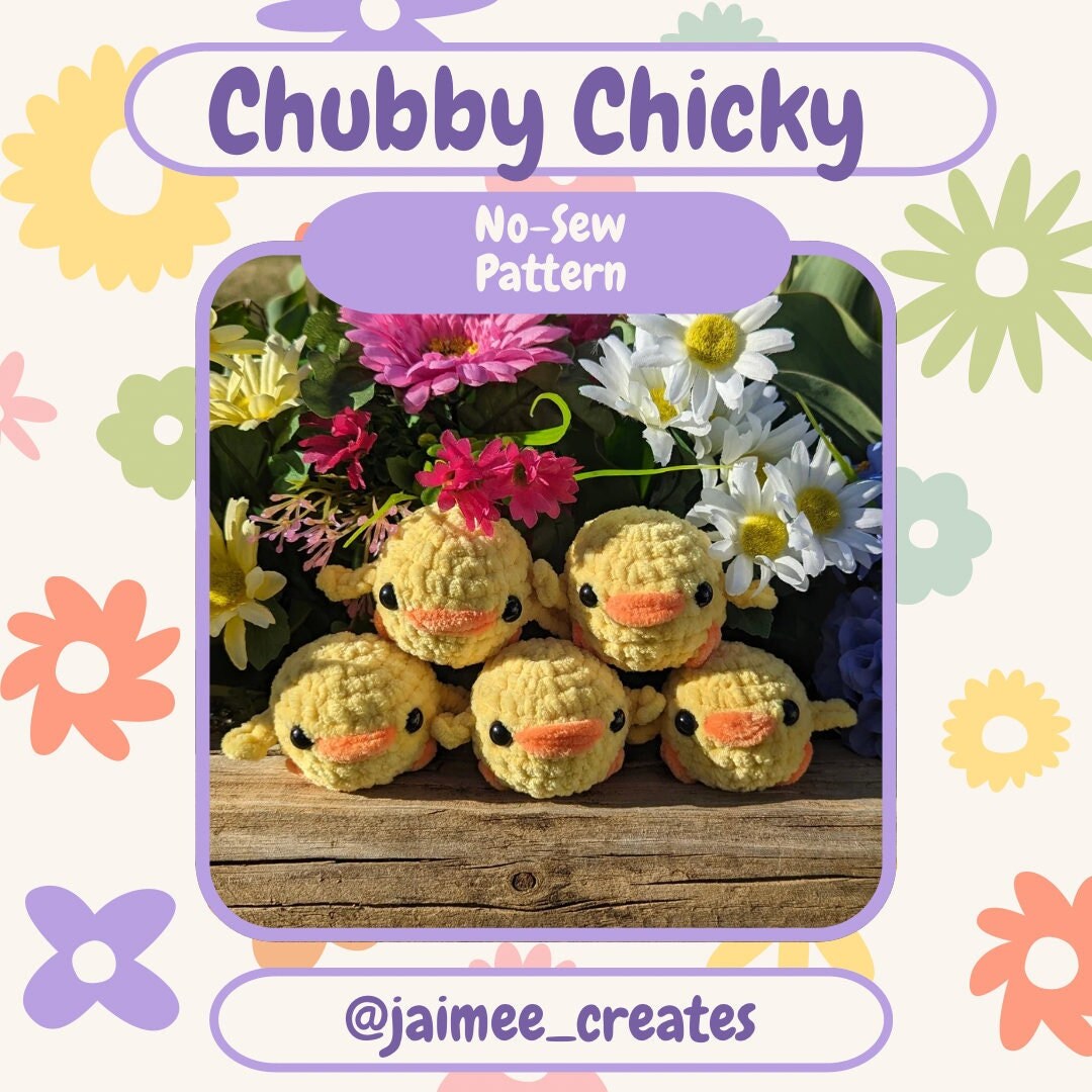 Chubby Chicky Crochet Pattern - Etsy