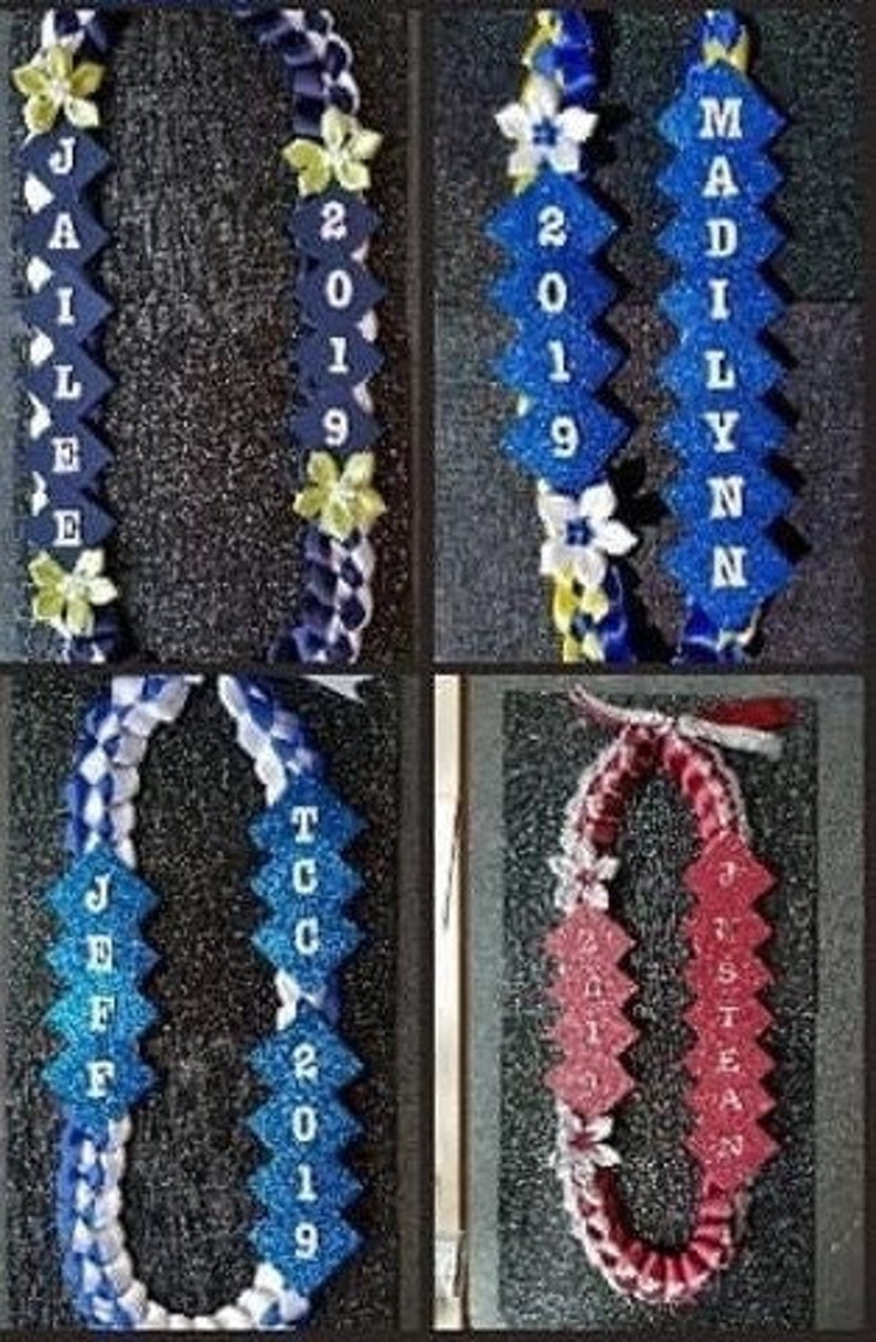 Ribbon Flower Celebration Lei - Etsy