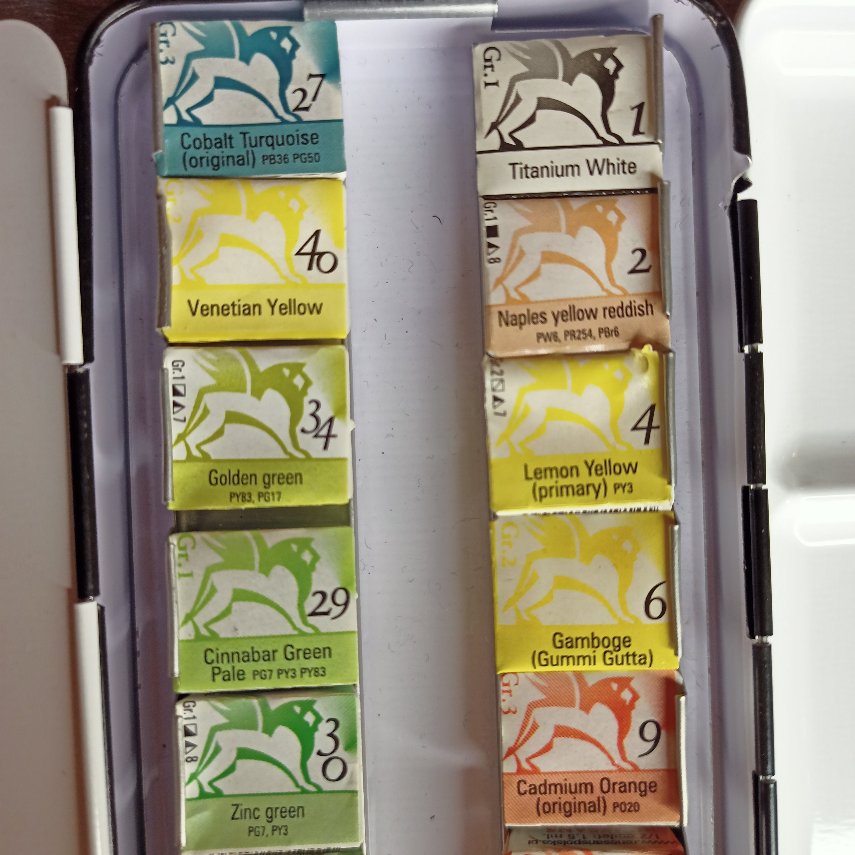 Extra-fine Watercolour Box Set 24 Colours Renesans Half Pan - Etsy