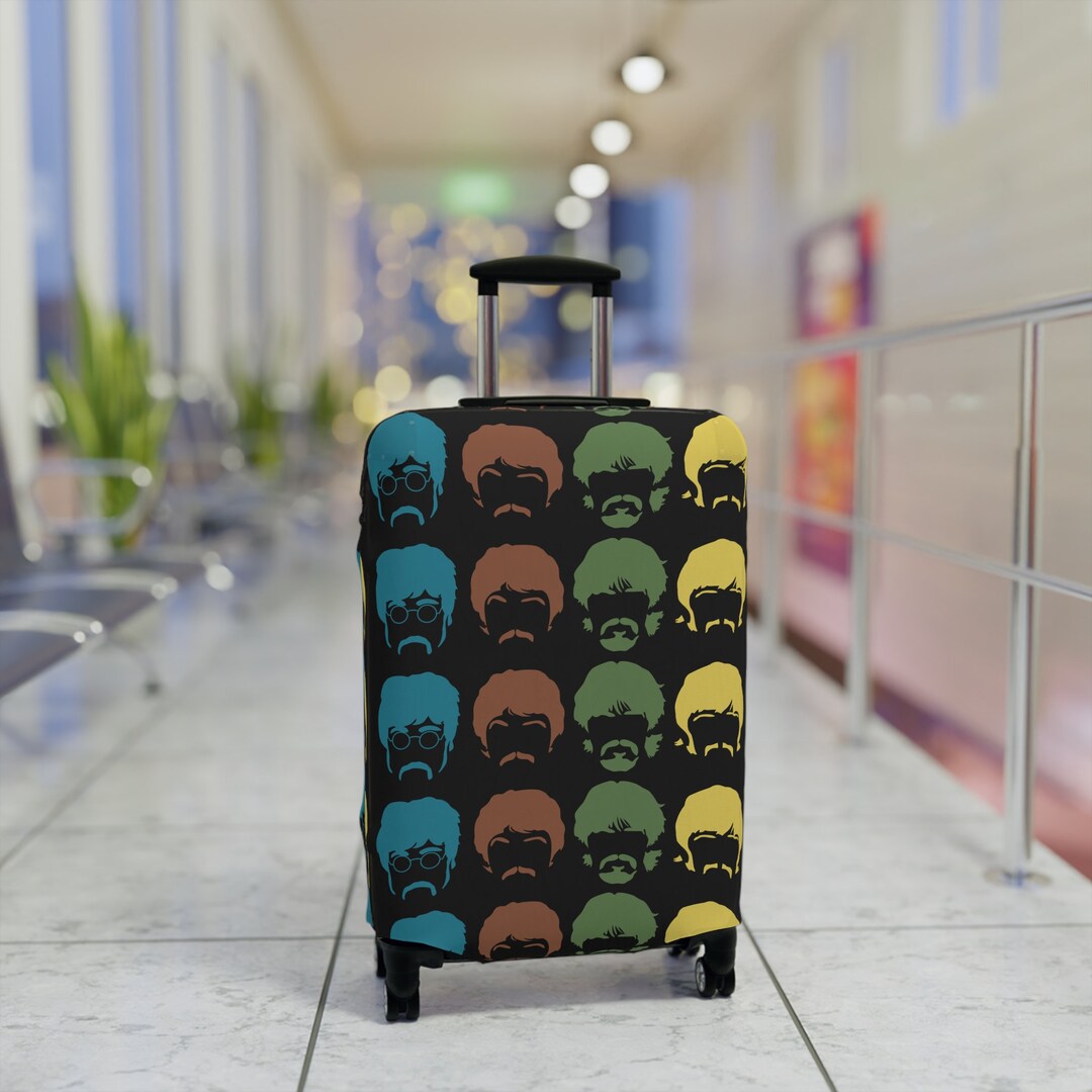 The Beatles Silhouette Luggage Cover Travel in Style With Your Favorite ...