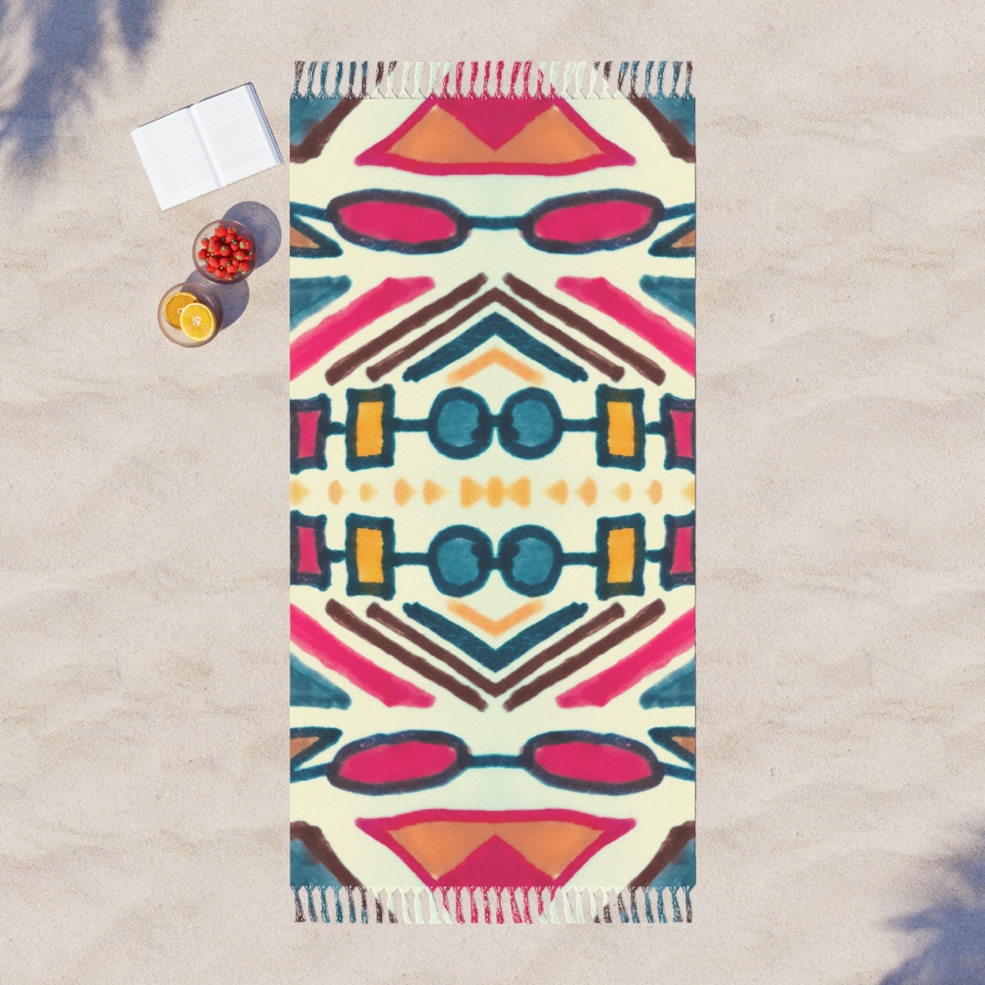Aztec and Mayan Print Boho Beach Cloth Embrace the Ancient Cultures of ...