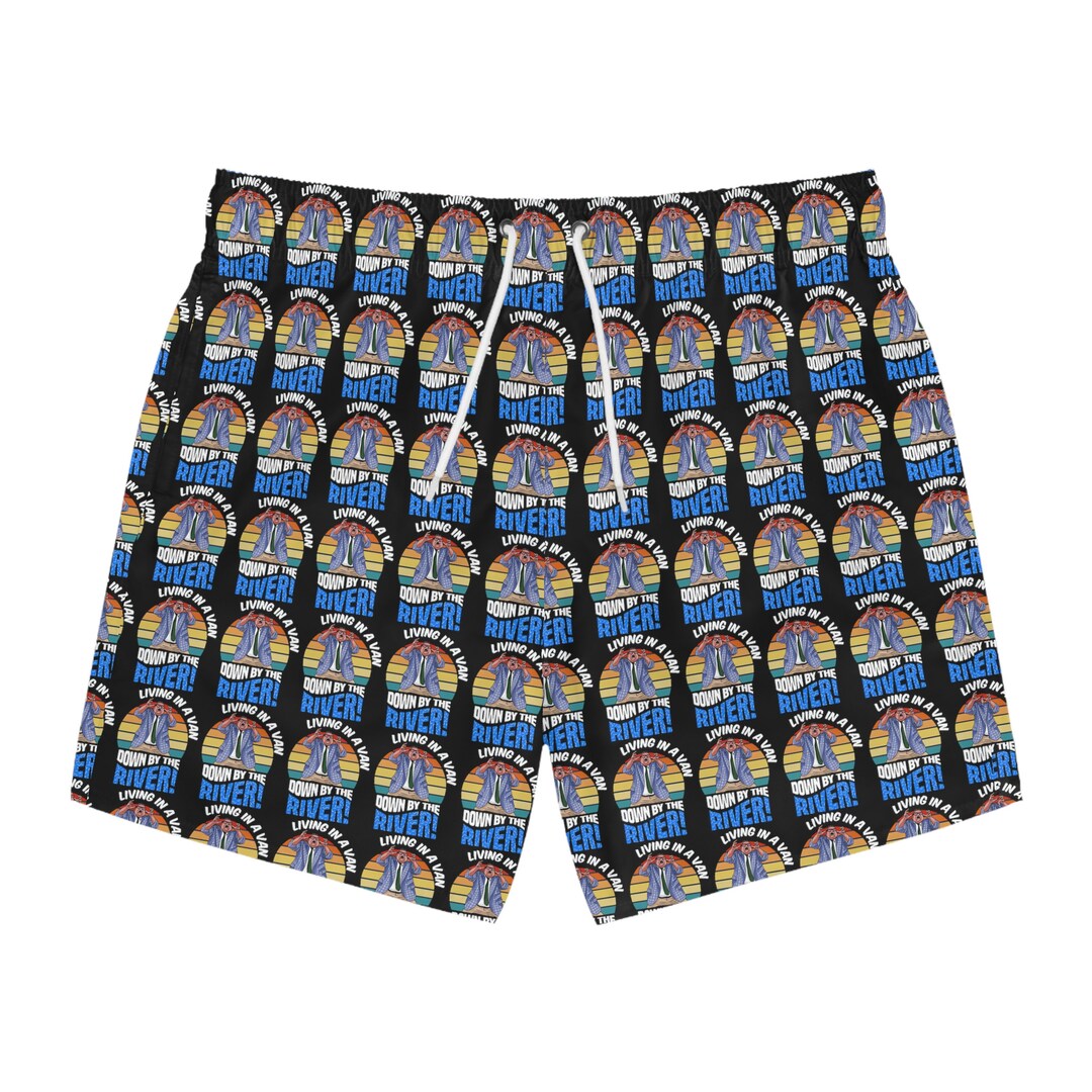 Chris Farley Living in A Van Down by the River Swim Trunks Dive Into ...