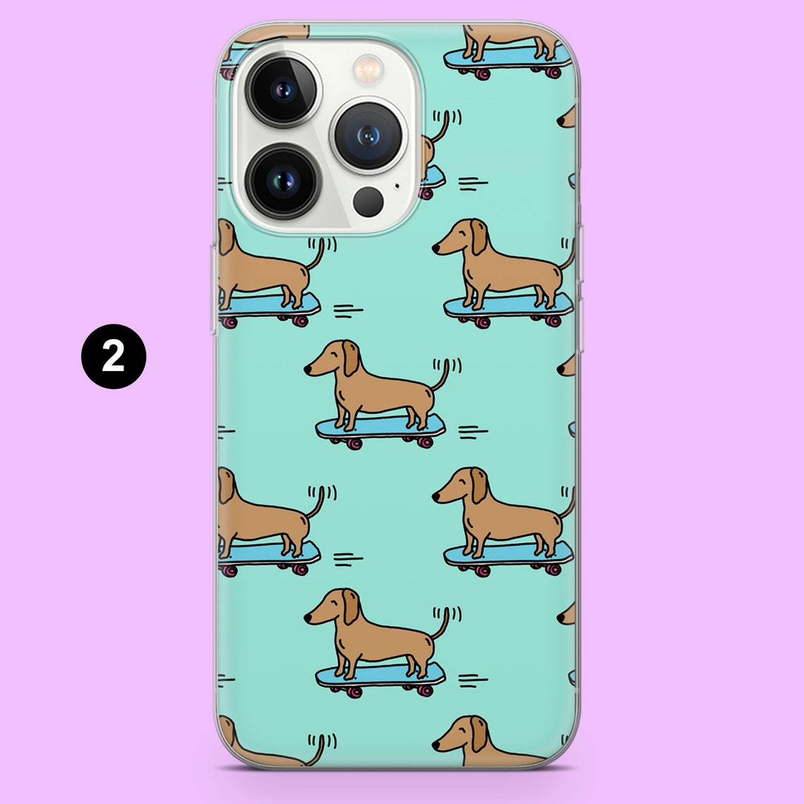 Wiener Dog Phone Case Sausage Dog Dackel Cover for iPhone 17, 17air, 16 ...