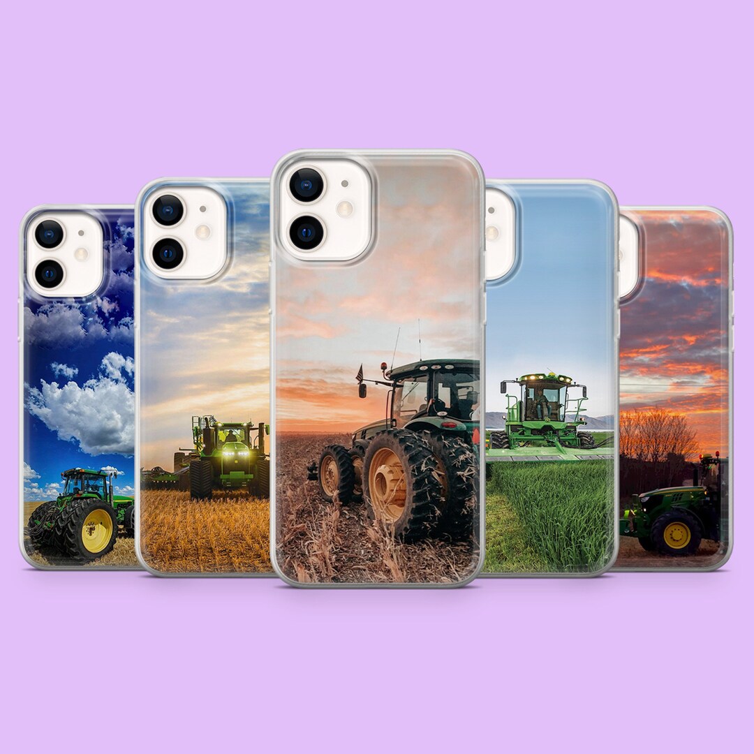 Tractor Phone Case Farm Girl Agriculture Cover for iPhone 16pro, 15, 14 ...