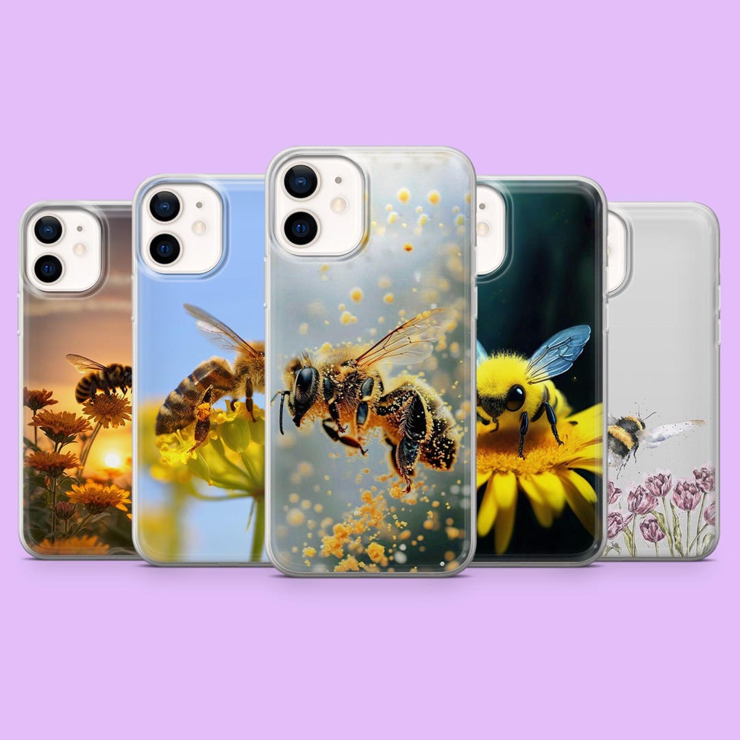 Bumblebee Phone Case Bee Honey Cover for iPhone 16pro, 16e, 15pro, 14 ...