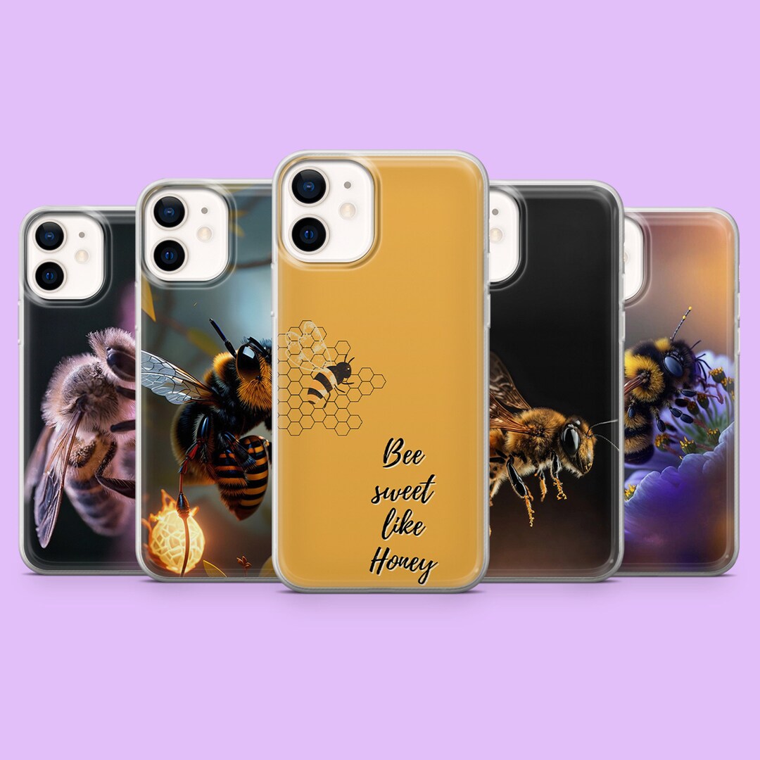 Bee Phone Case Honey Bee Save the Bees Cover for iPhone 17, 17air, 16 ...