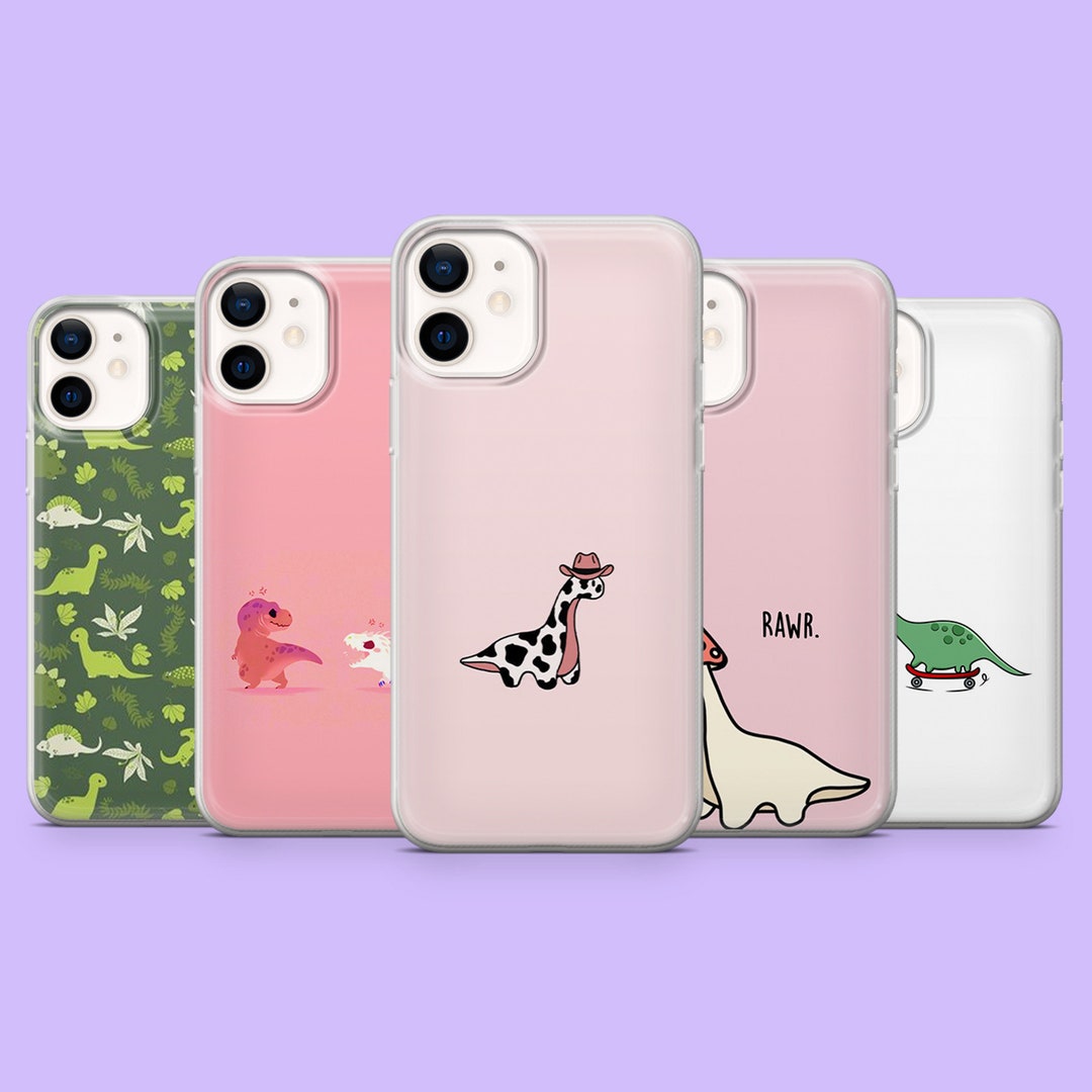 Dinosaur Phone Case Animal Theme Cute Dino Cover for iPhone 17, 16pro ...