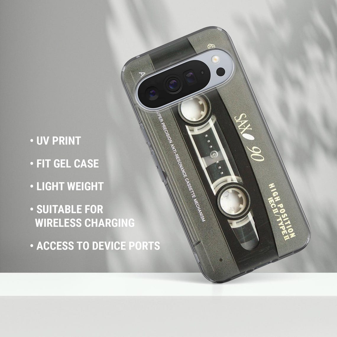 Customizable Cassette Phone Case Mixtape Tape Deck Cover for Google ...