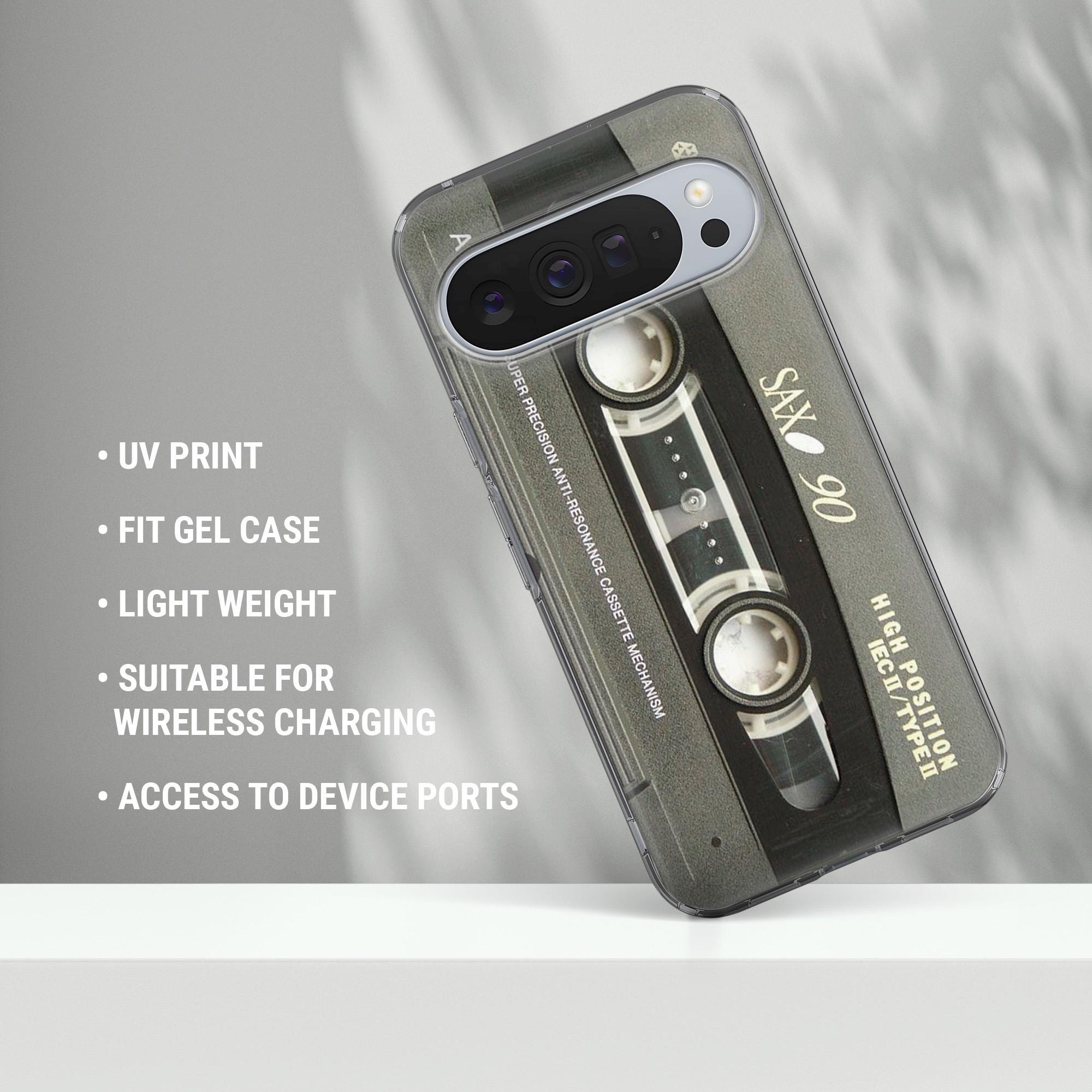 Customizable Cassette Phone Case Mixtape Tape Deck Cover for Google ...